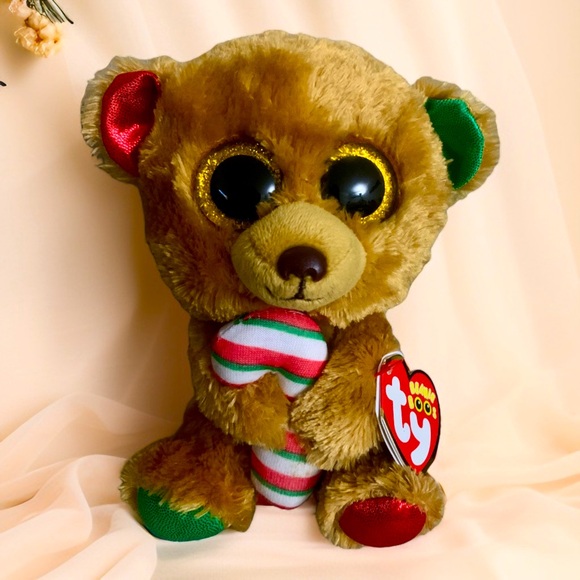 Ty | Toys | Vintage Ty Beanie Babies 3725 Boos Bella The Christmas Bear ...